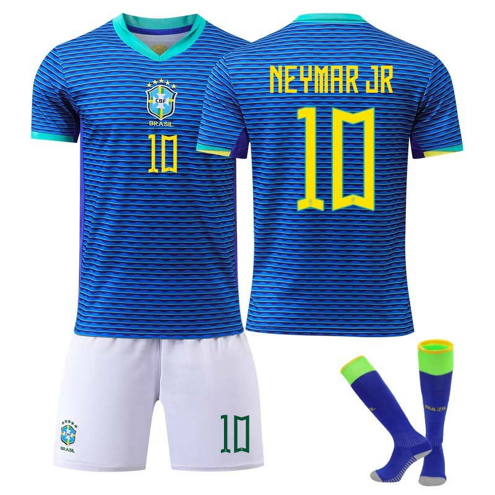 24/25 Brazil away jersey No.10 Neymar JR Soccer Training Suits Adult ...