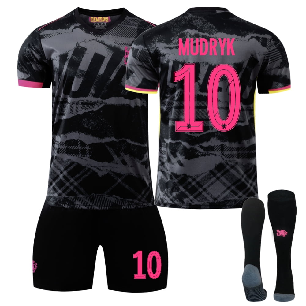 24/25 Chel-sea Away UEF A Champions Soccer Jerseys No.10 MUDRYK for ...