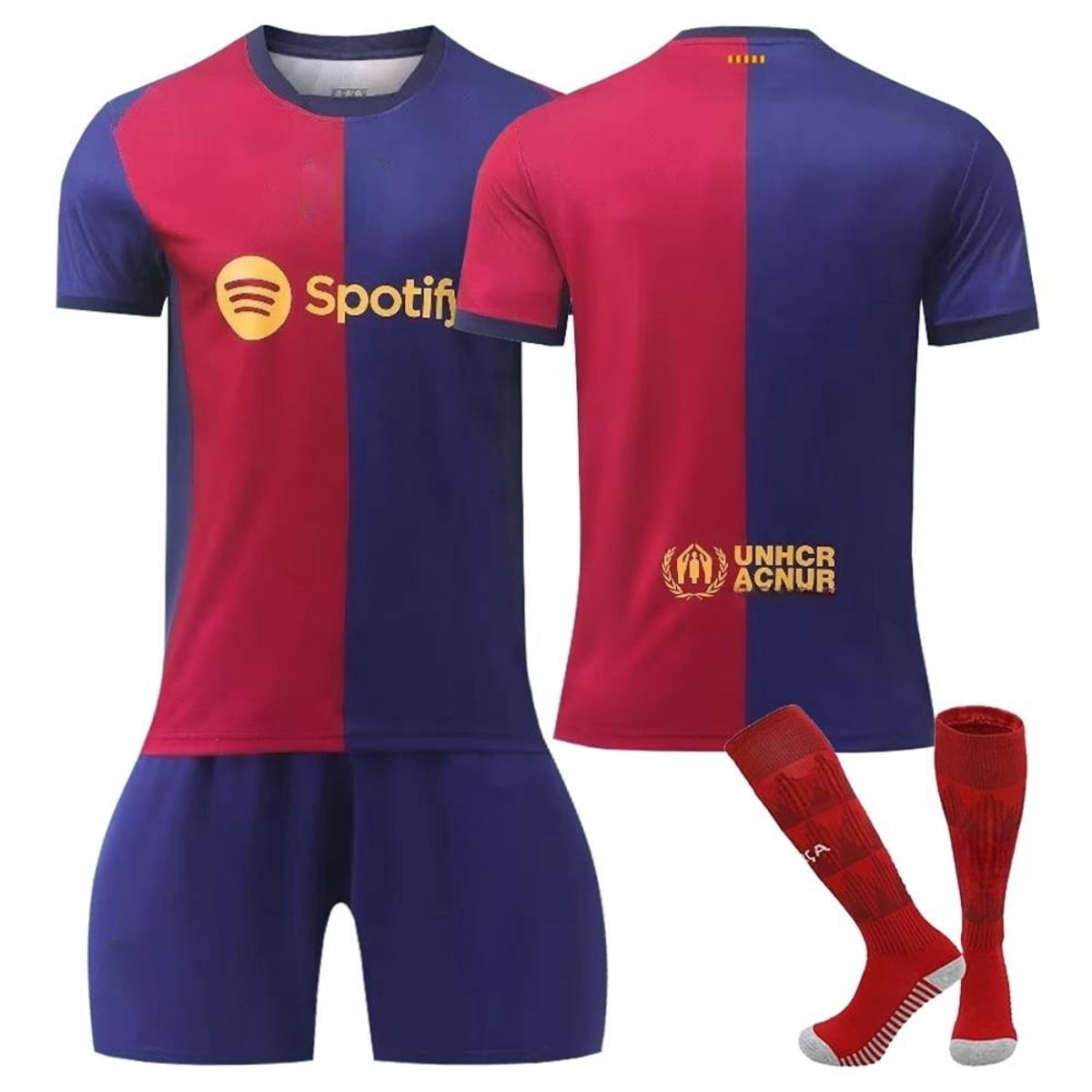 24/25 Customizable Red And Blue Home Soccer Activewear Football Fans ...