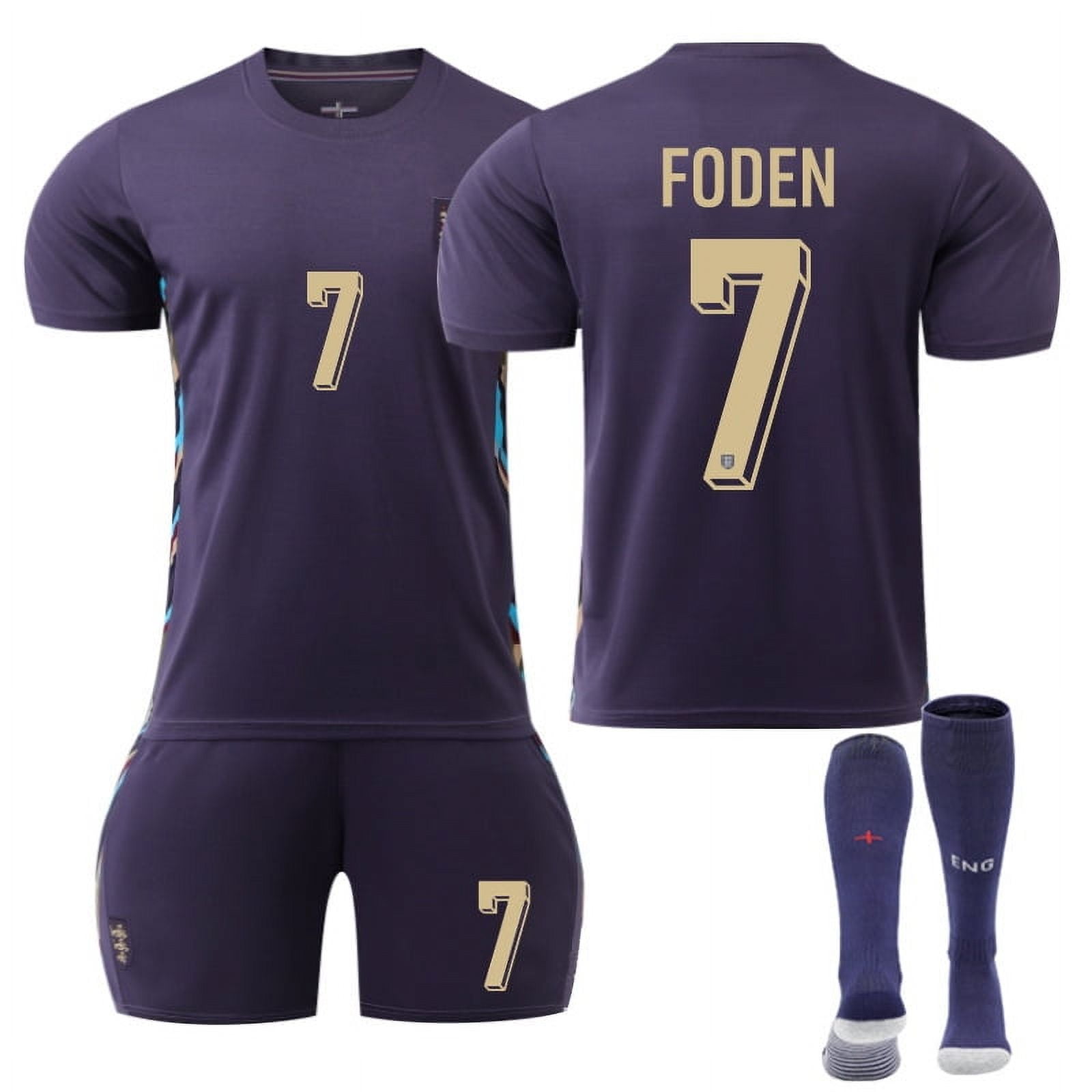 24/25 England away jersey Foden Soccer Training Suits Adult and Kids ...