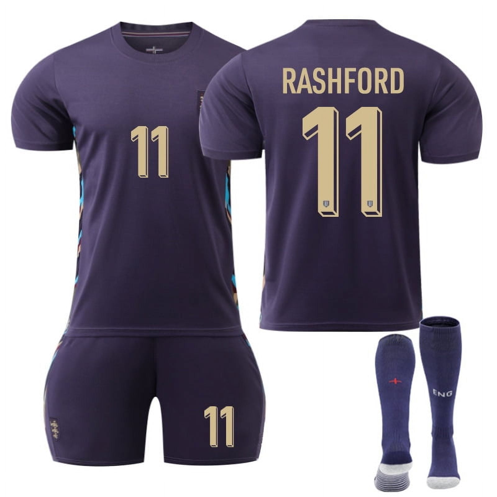24/25 England away jersey No.11 Rashford Soccer Training Suits Adult ...