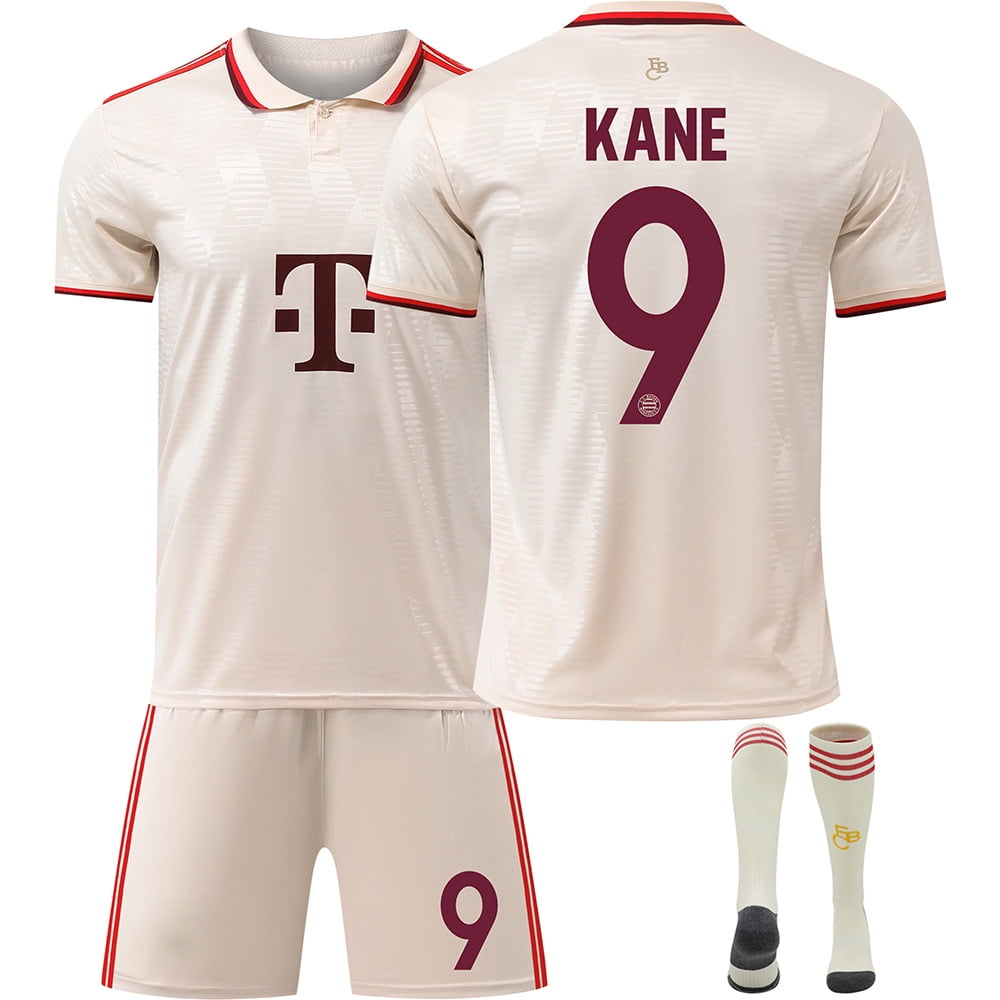 24/25 FC Bayern 2nd Away Soccer Activewear No.9 KANE Fans Training ...
