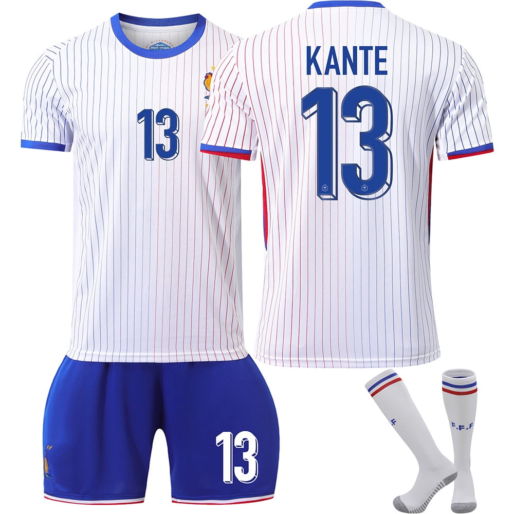 24/25 France Away Soccer Activewear No.13 KANTE Fans Training Football ...