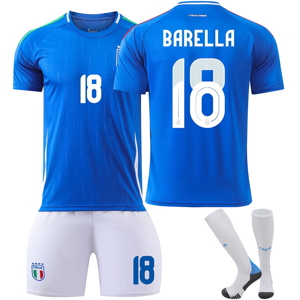 24/25 France Home Soccer Activewear No.18 BARELLA Fans Training ...