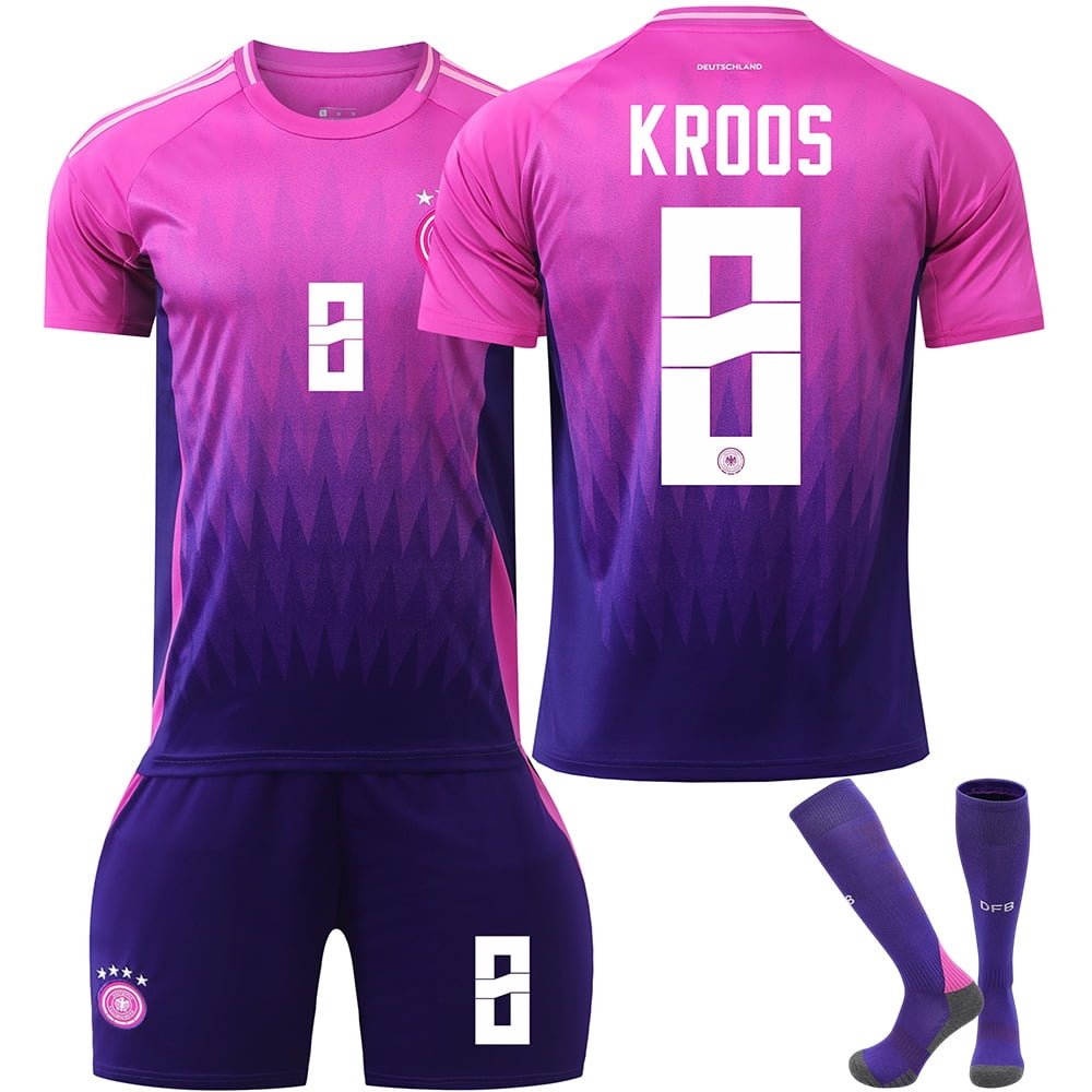 24/25 Germany Away European Cup Jersey No.8 Kroos Soccer Training Suits ...