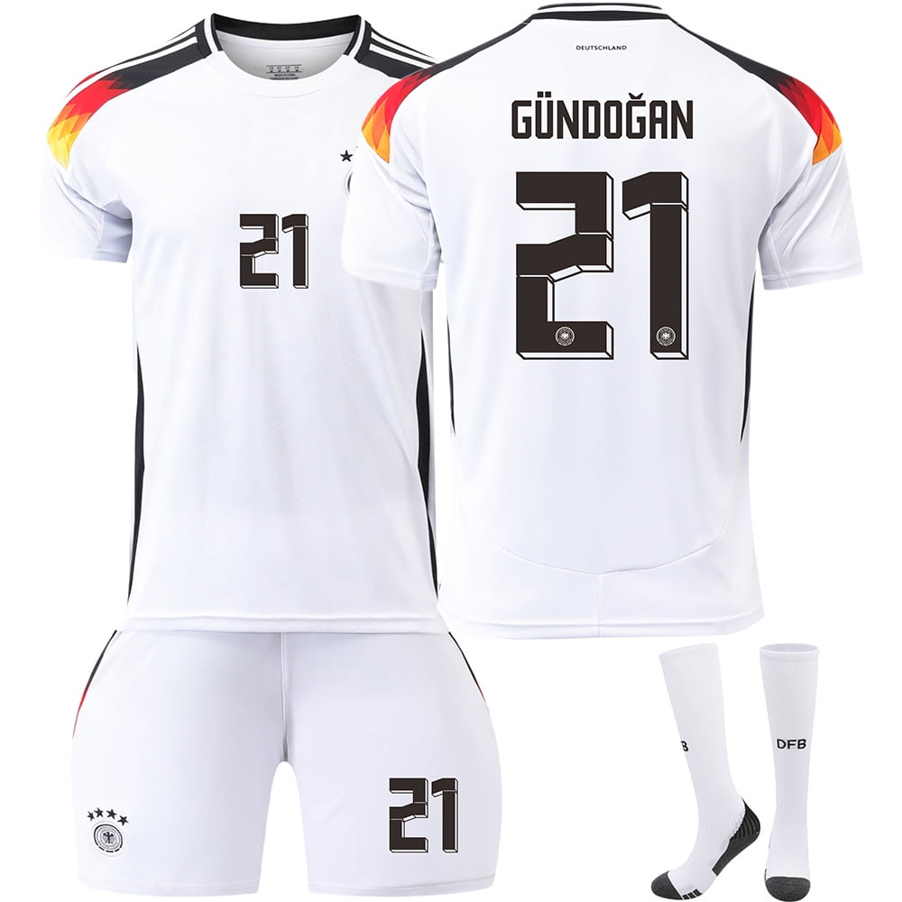 24/25 Germany Home Soccer Activewear No.21 GUNDOGAN Fans Training ...