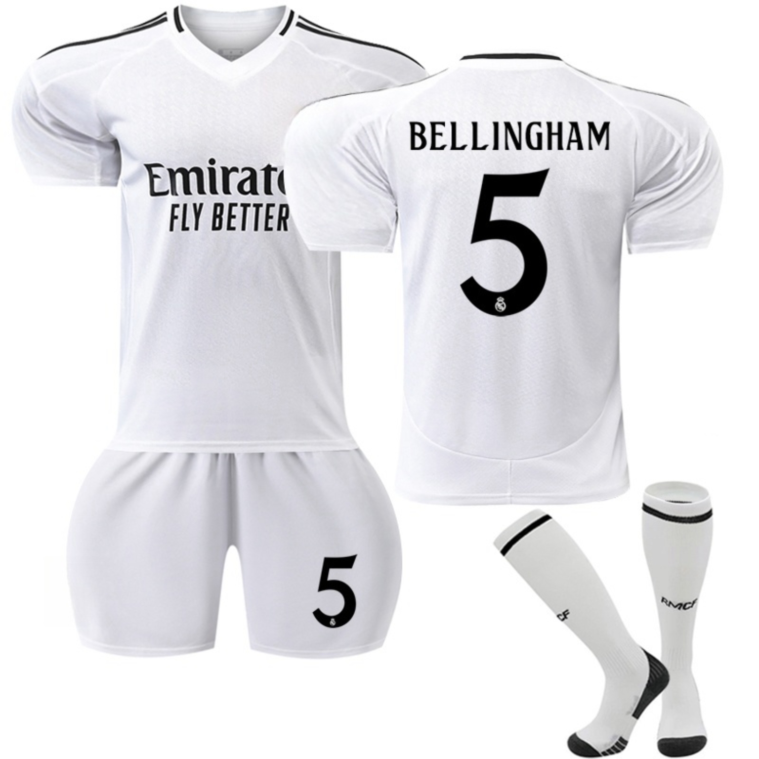 24/25 Home New Soccer Activewear No.5 Bellingham Fans Soccer Jerseys ...
