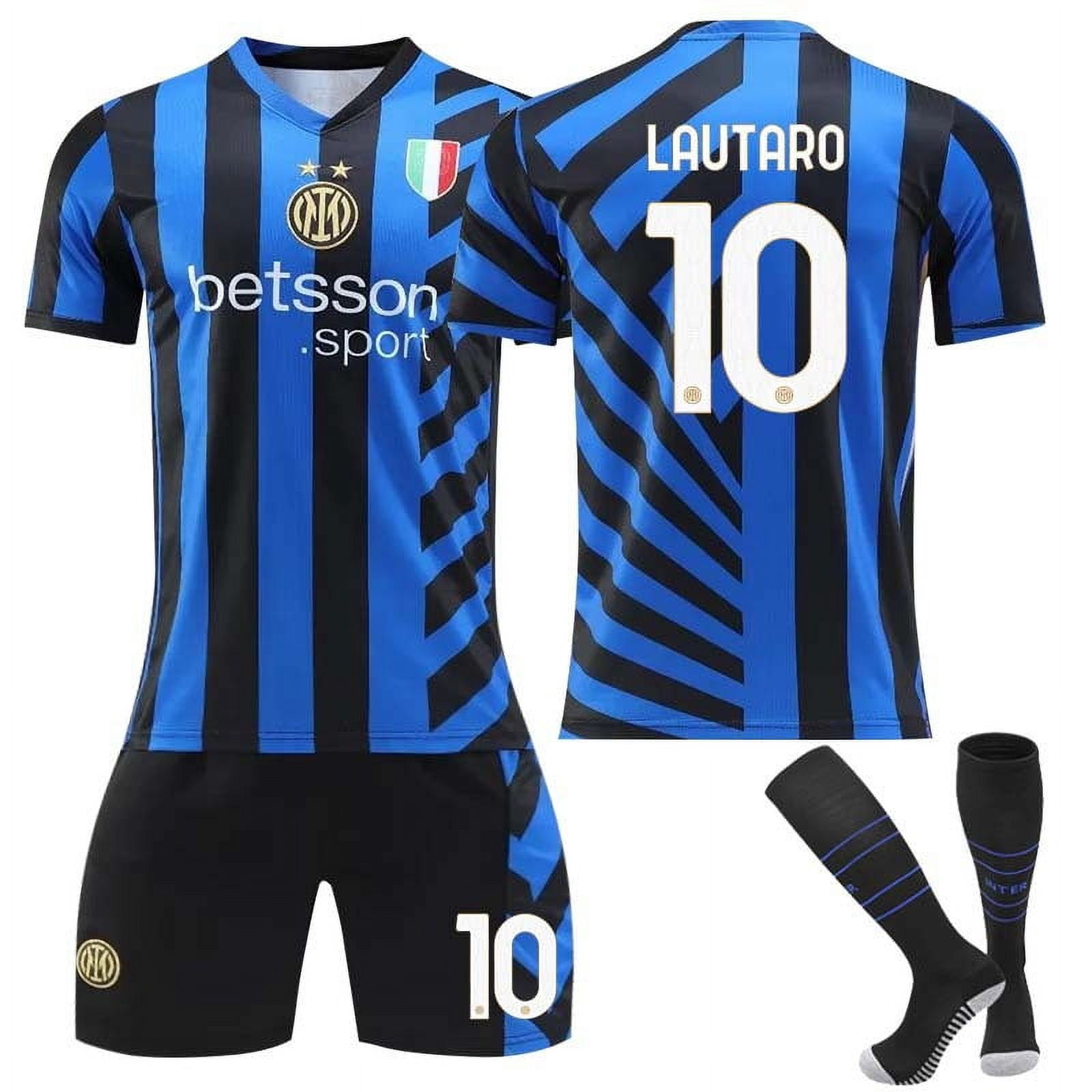 24/25 Inter Milan Home Jersey No.10 Lautaro Soccer Training Suits Adult ...
