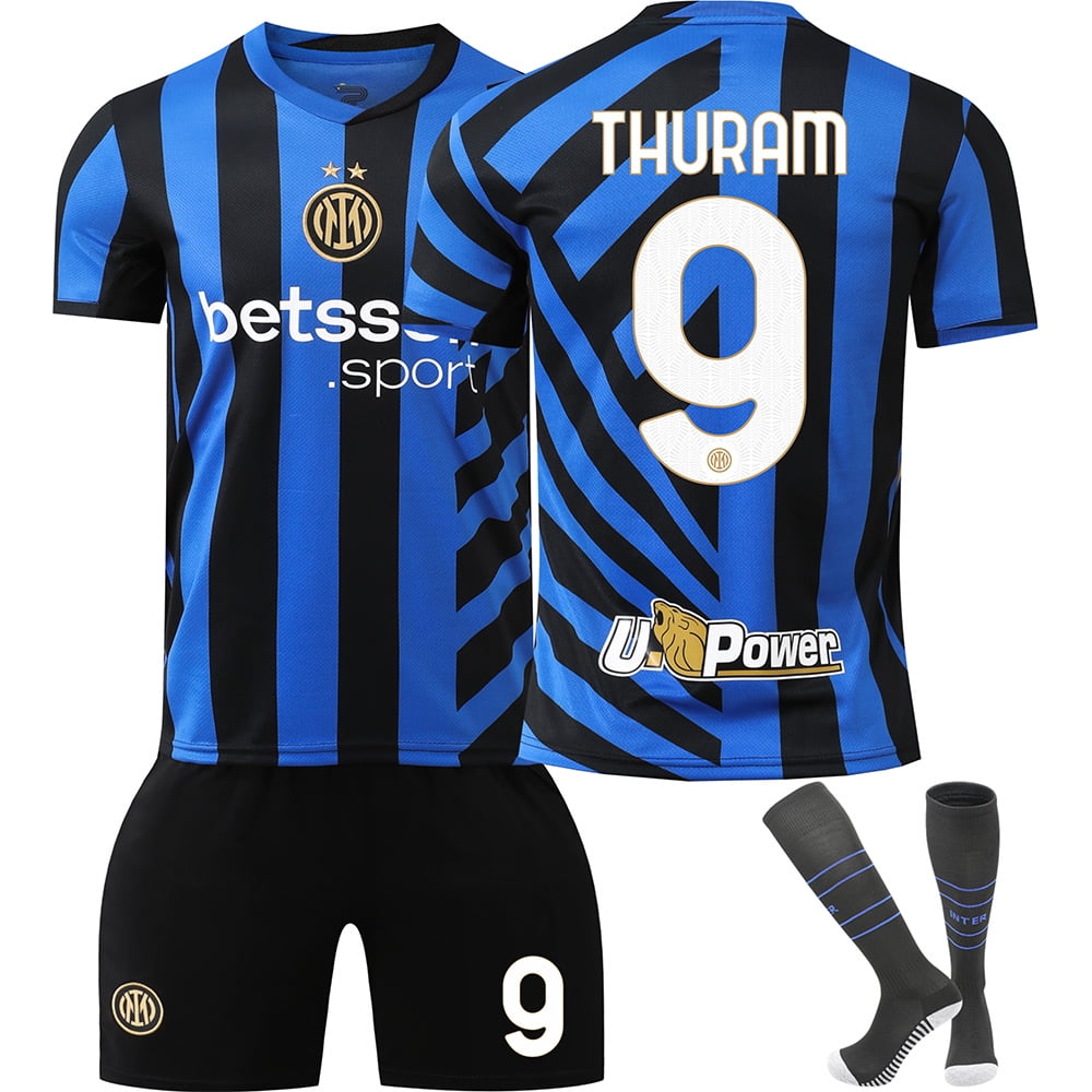 24/25 Internazionale Milano Home Soccer Activewear No.9 THURAM Fans ...