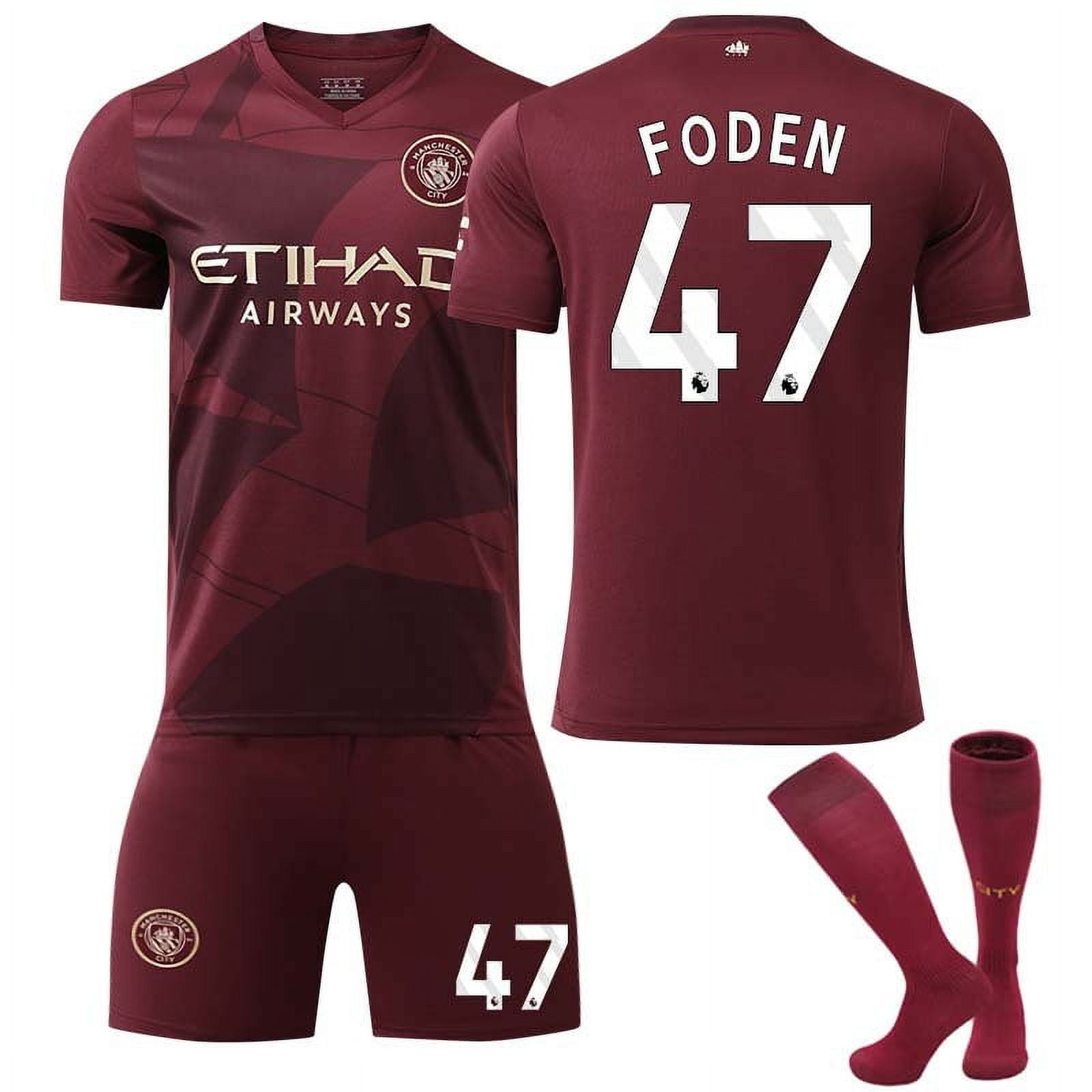 24/25 Manchester City 2 away football jersey No.47 Foden Soccer ...