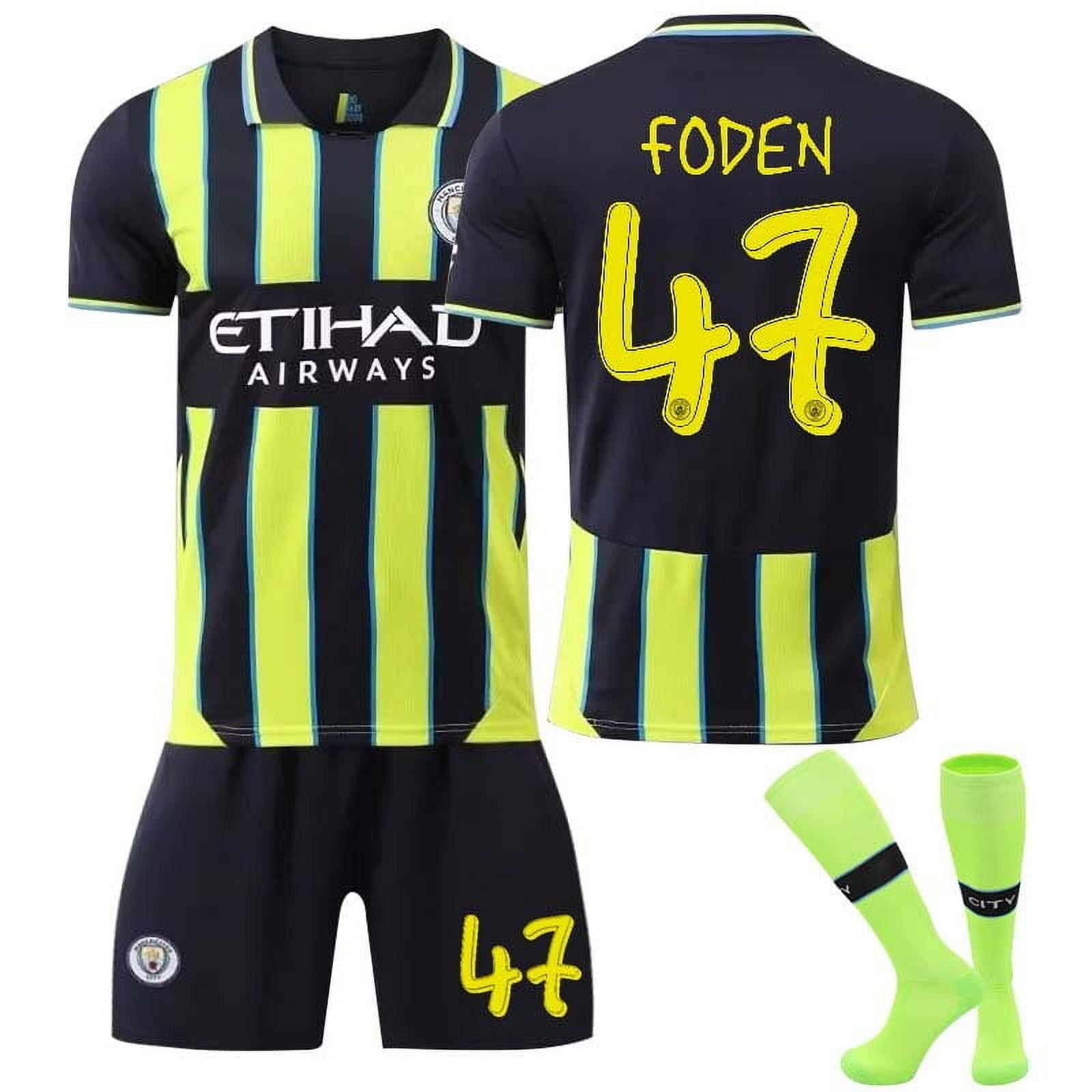24/25 Manchester City Away Jersey No.47 Foden Soccer Training Suits ...