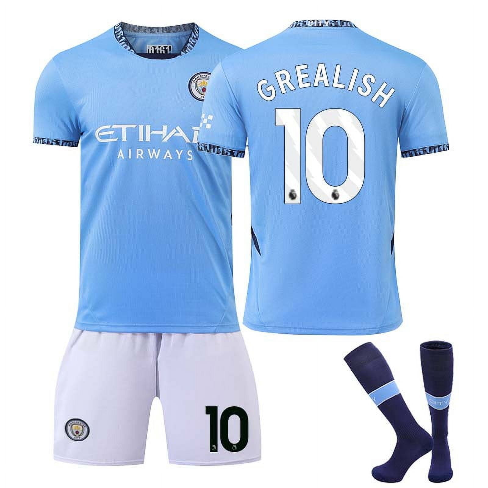 24/25 Manchester Home Soccer Activewear No.10 GREALISH Fans Training ...