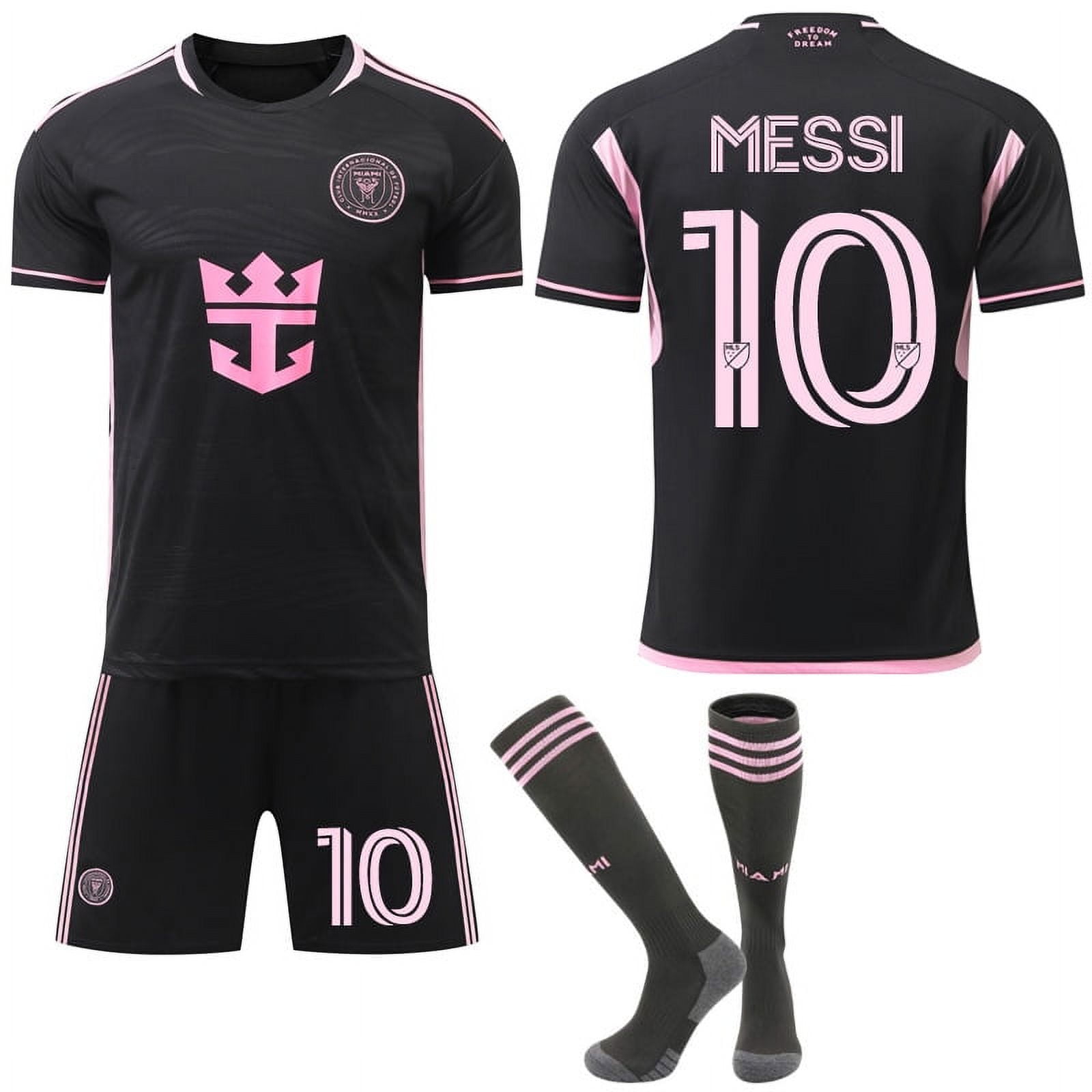 24/25 Miami Away Soccer Activewear No.10 MESSI Fans Training Football ...