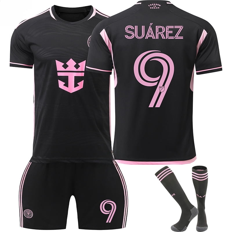 24/25 Miami Away Soccer Activewear No.9 SUAREZ Fans Training Football ...