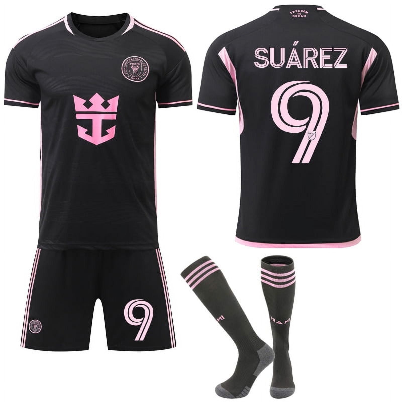 24/25 Miami Away Soccer Activewear No.9 SUARZ Fans Training Football ...