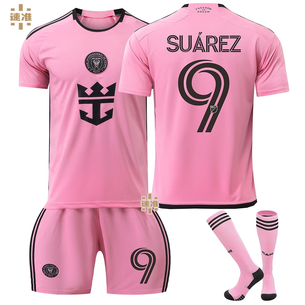 24/25 Miami No.9 SUAREZ Home football jersey fan training jersey set ...