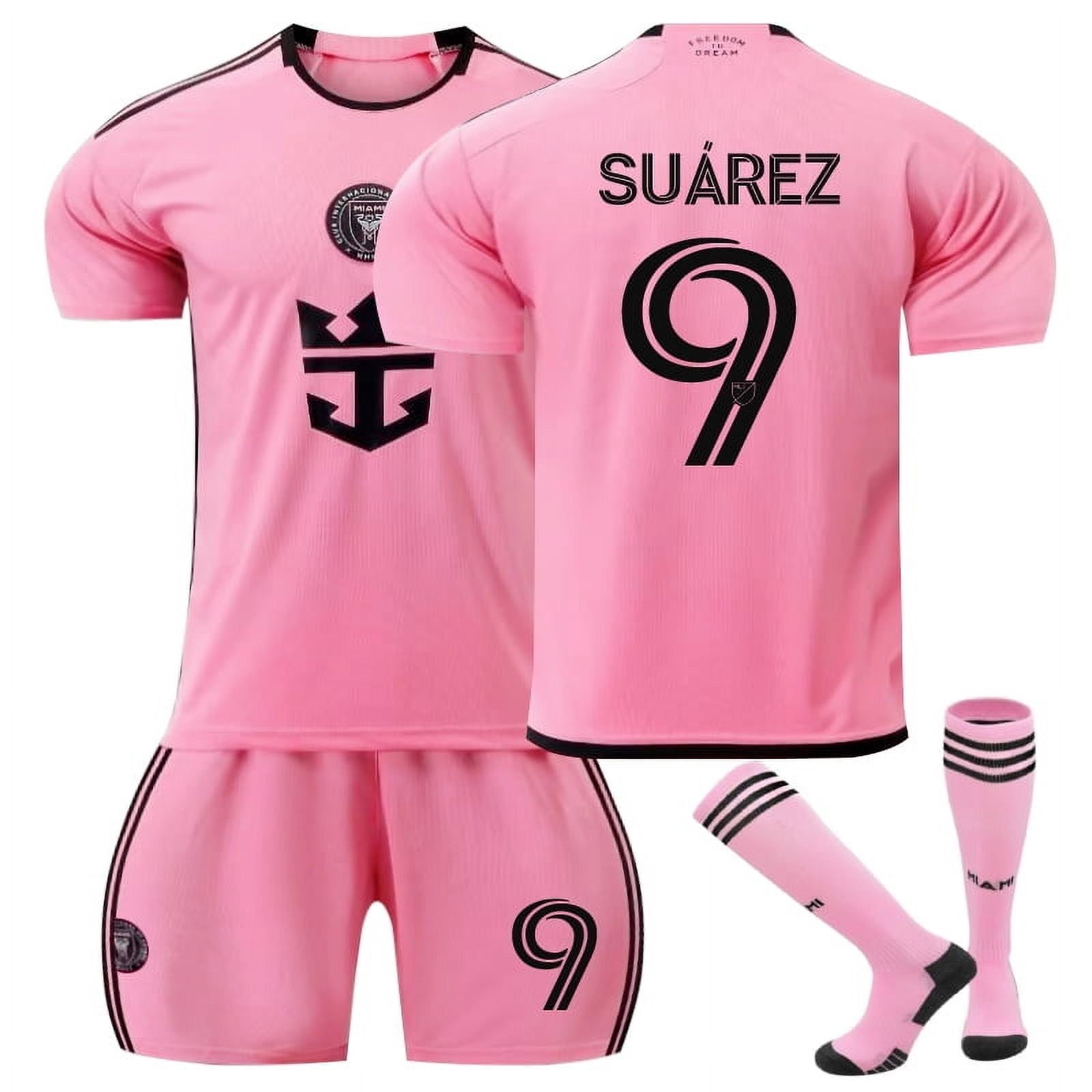24/25 Miami home Activewear No.9 SUAREZ Fans Training Football Jerseys ...