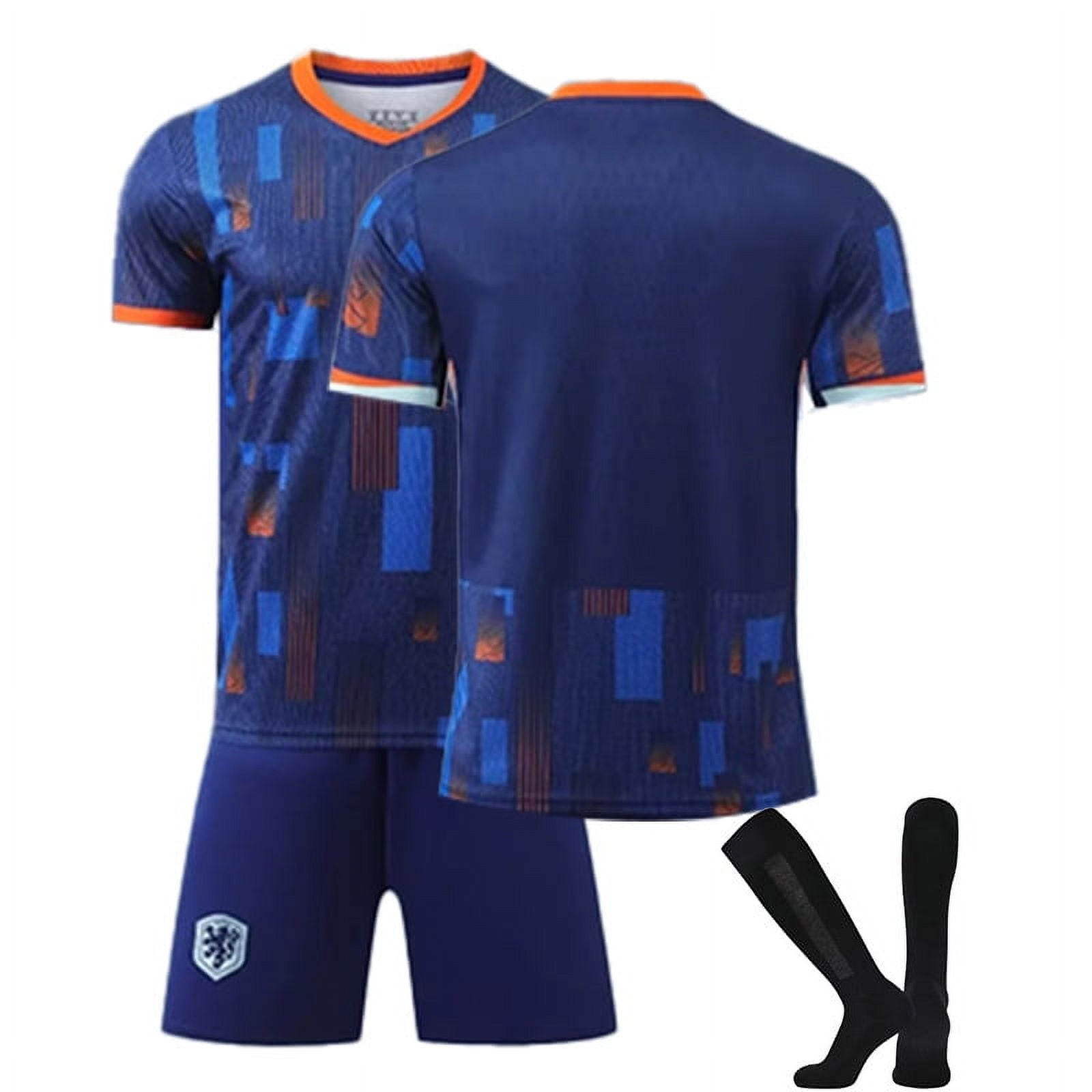 24/25 Netherlands Away Jersey No Number Soccer Training Suits Adult and ...