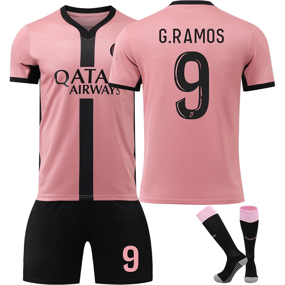 24/25 Paris 2nd Away Soccer Activewear No.9 G.DAMOS Fans Training ...