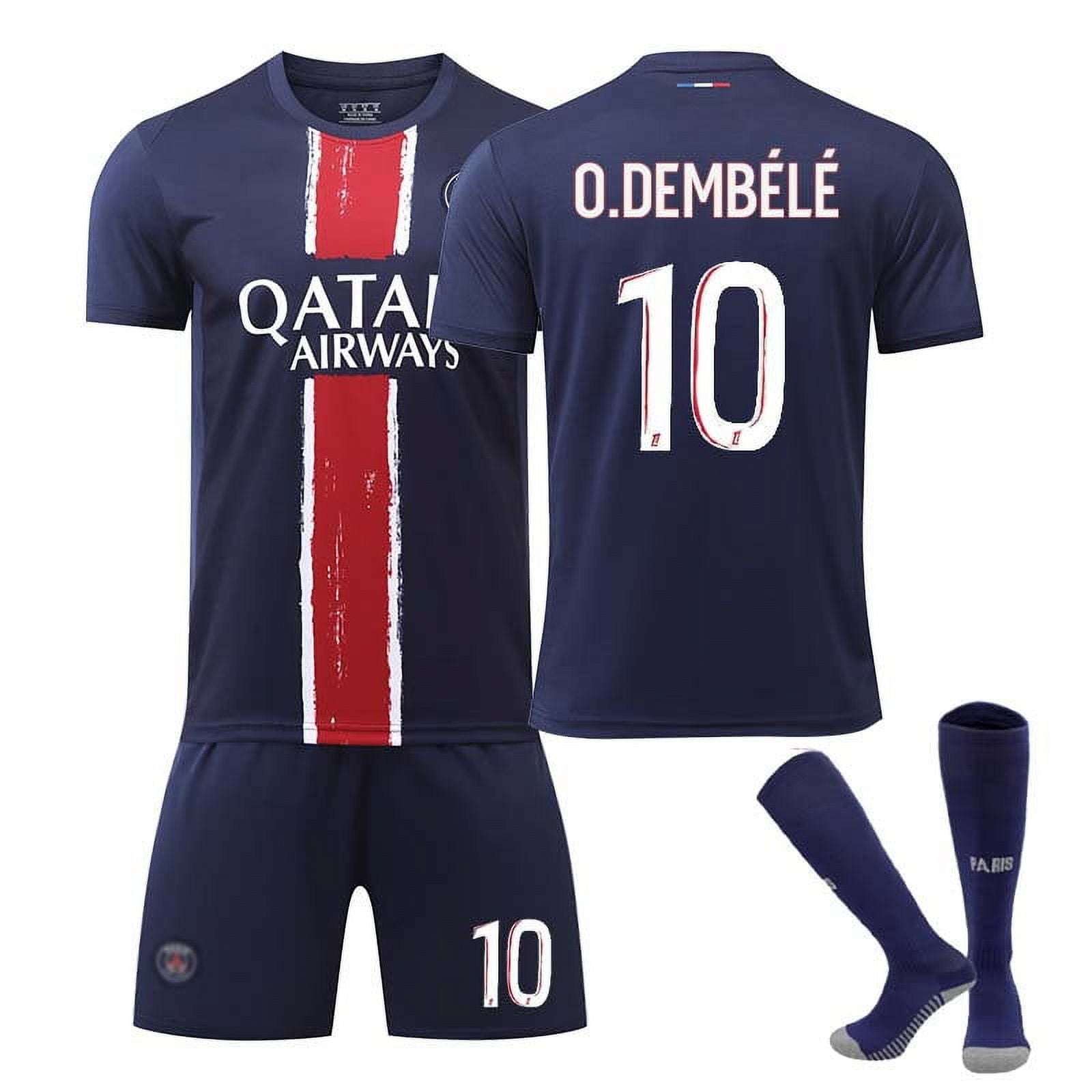 24/25 Paris Home Football Jersey No.10 O.Dembele Soccer Training Suits ... 24/25 Paris Home Football Jersey No.10 O.Dembele Soccer Training Suits ...