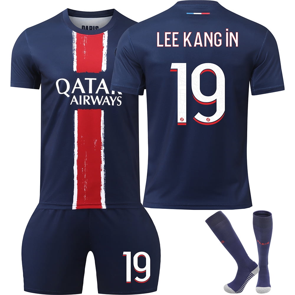 24/25 Paris Home Soccer Activewear No.19 LEE KANG IN Fans Training ...