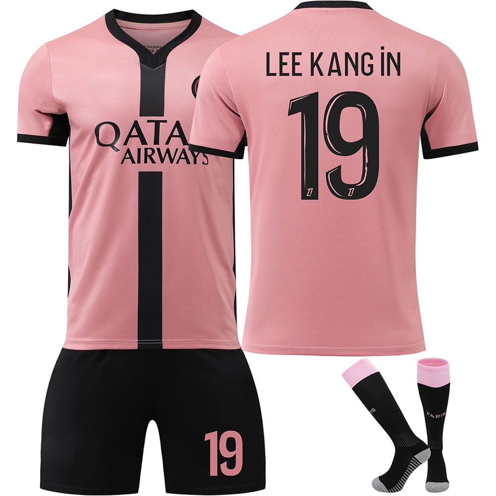 24/25 Paris Saint-Germain 2nd Away Soccer Activewear No.19 LEE KANG IN ...