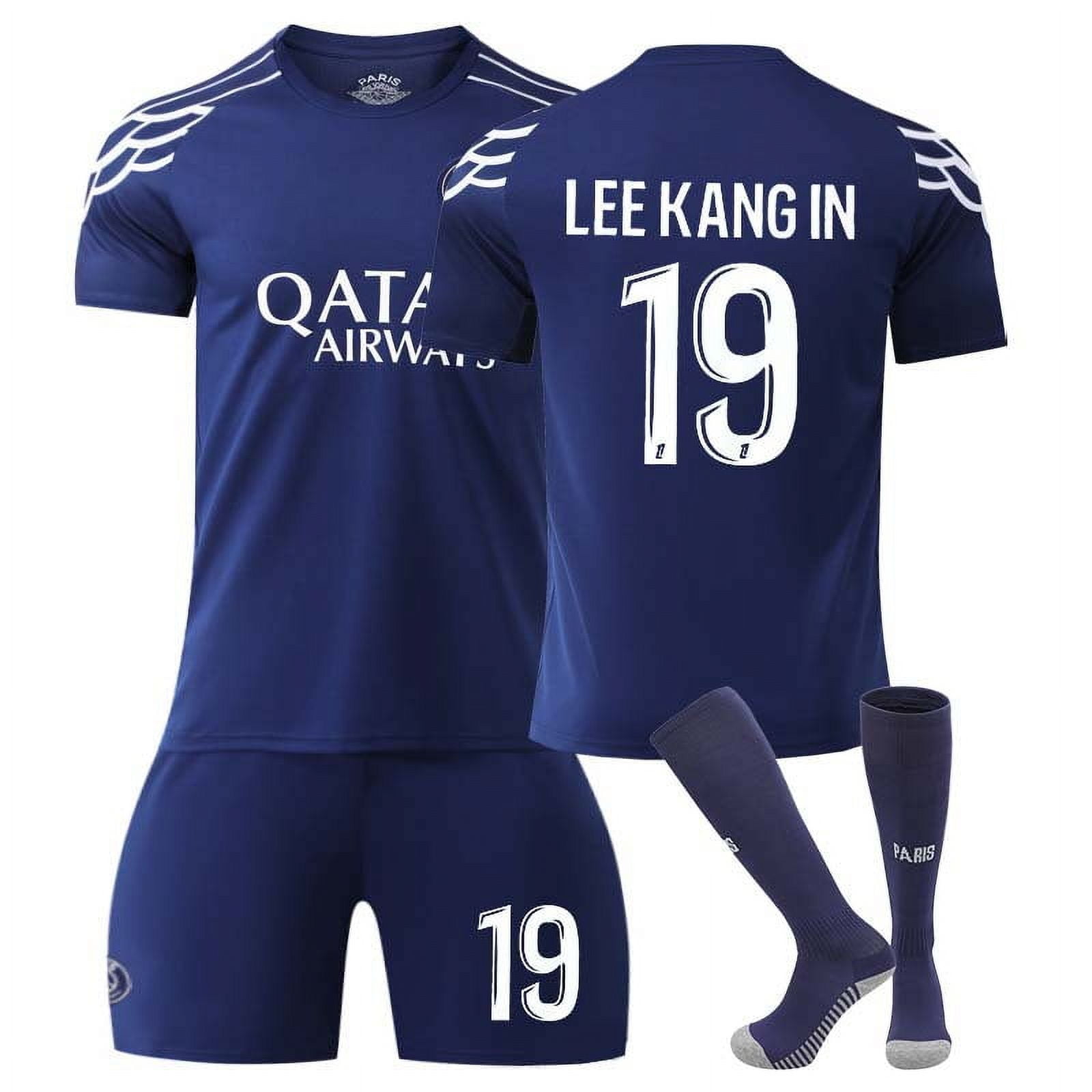 24/25 Paris Saint-Germain 3nd Away Soccer Activewear No.19 LEE KANG IN ...