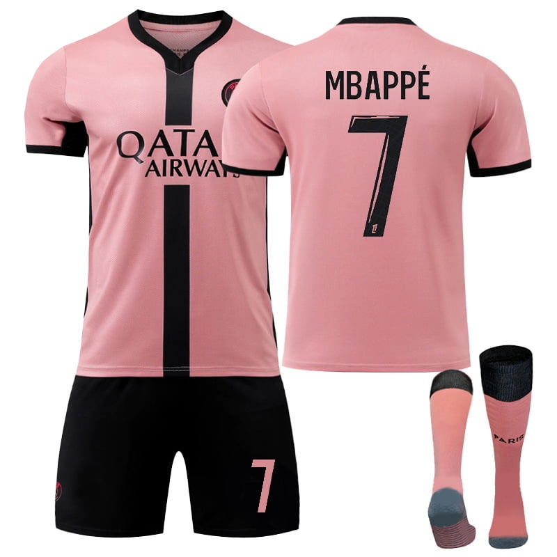 24/25 Paris jersey set Paris three away jersey No.7 Mbappr Soccer ...