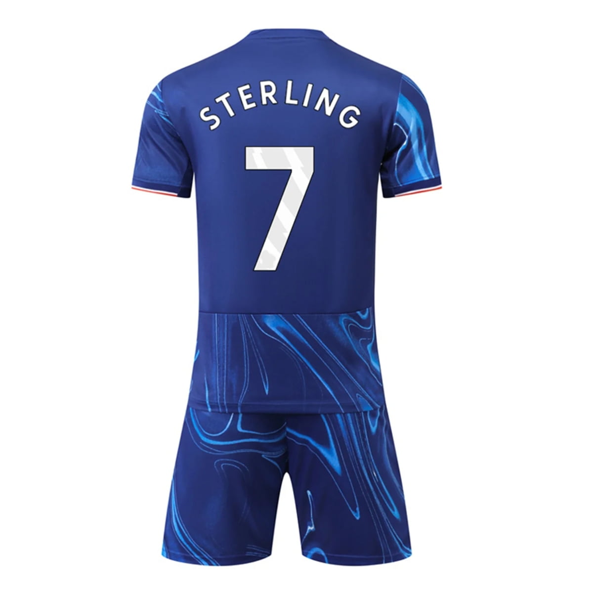 24/25 The Blues Home Soccer Activewear No.7 STERLING Football Fans Training Short Sleeve Shorts ...