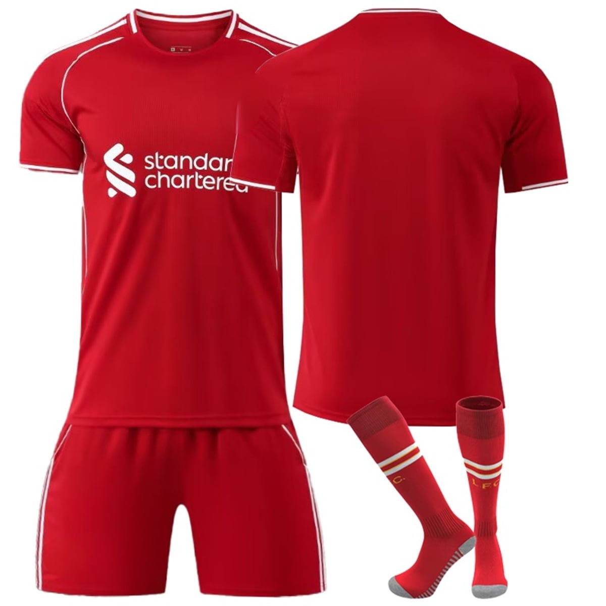 24/25 The Reds Home Red Soccer Shirt Replica Fans Training Soccer ...