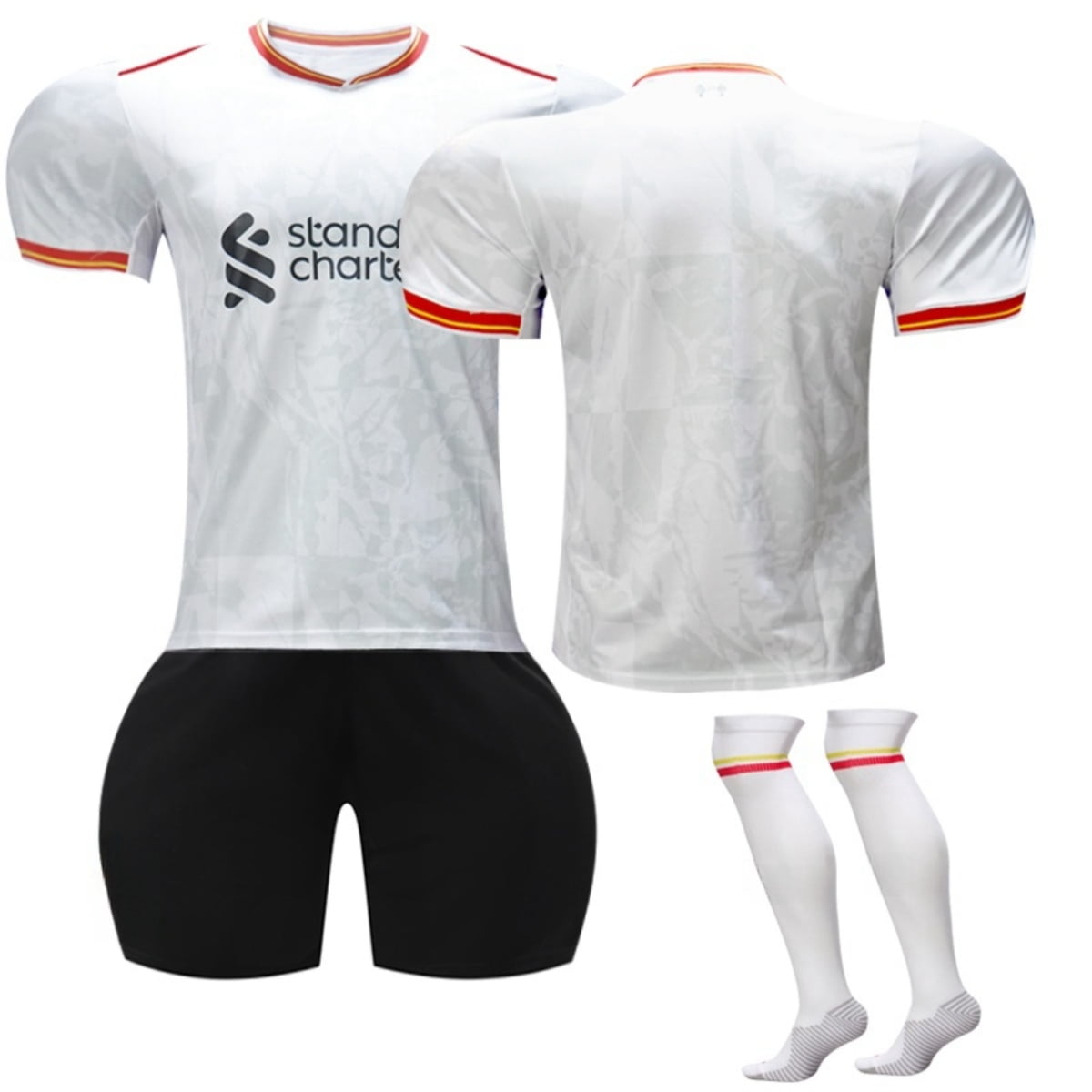 24/25 White 2nd Away Activewear Football Fans Soccer Training Jerseys ...
