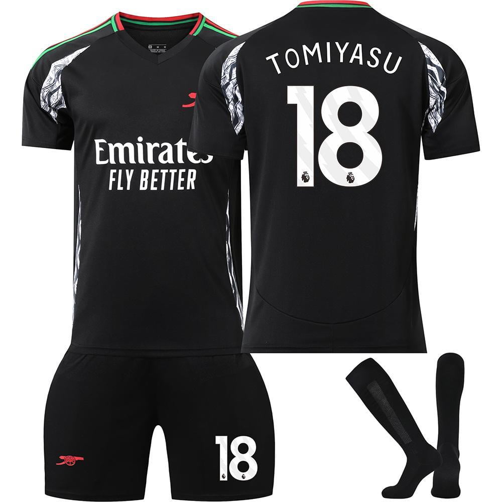 24-25 season Arsenal Home/Away Soccer Activewear No.18 TOMIYASU Fans ...