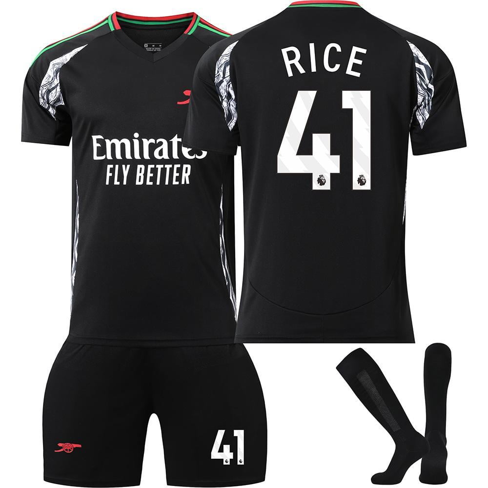 24-25 season Arsenal Home/Away Soccer Activewear No.41 RICE Fans ...