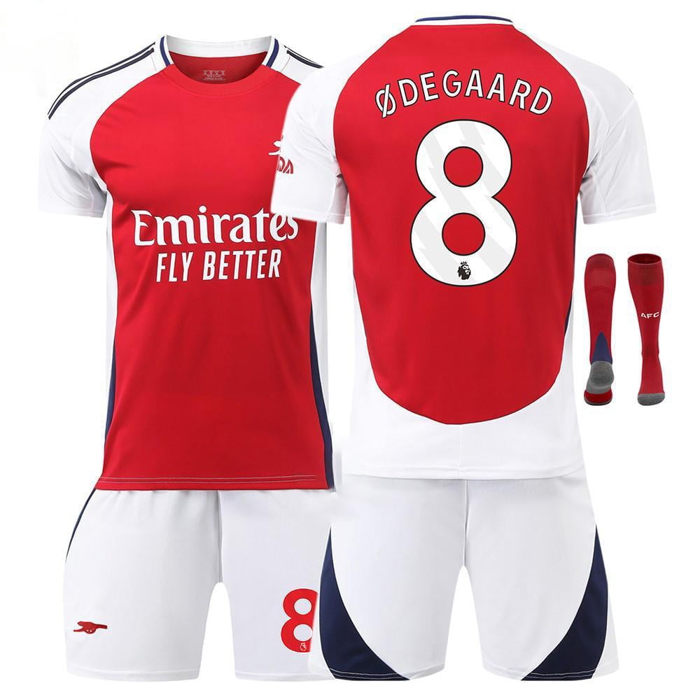 24-25 season Arsenal Home/Away Soccer Activewear No.8 Martin Ødegaard ...