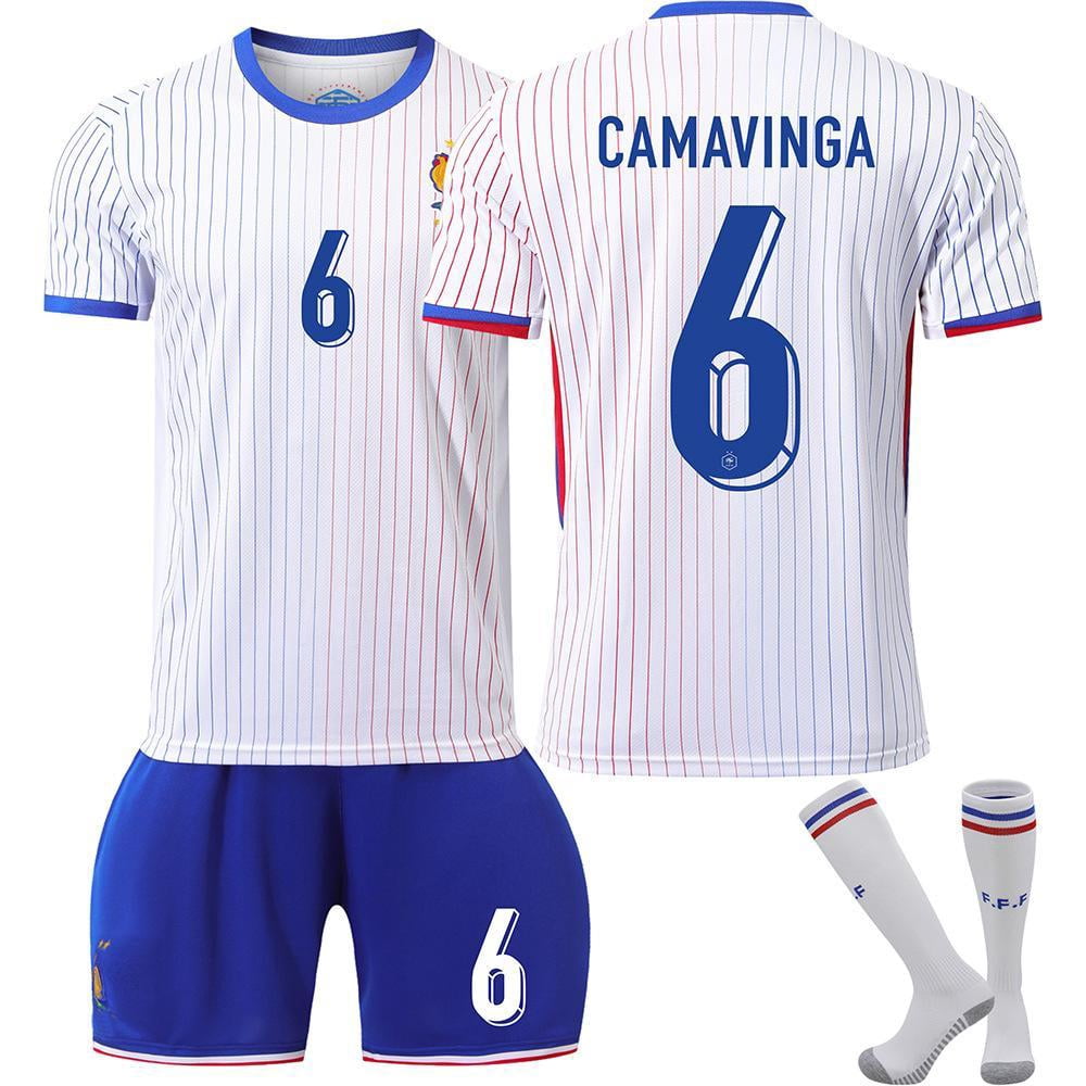 24-25 season France Home/Away Soccer Activewear No.6 CAMAVINGA Fans ...