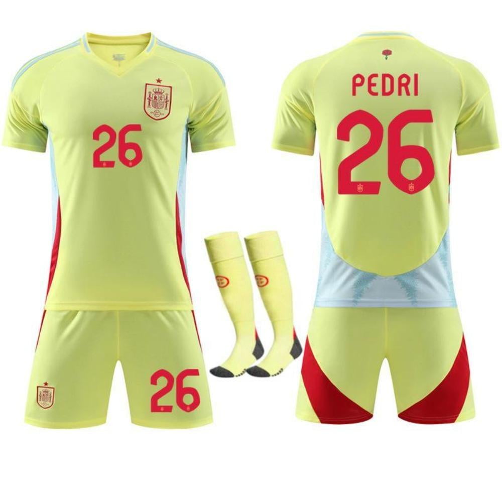 24-25 season Spain Home/Away Soccer Activewear No.26 PEDRI Fans ...