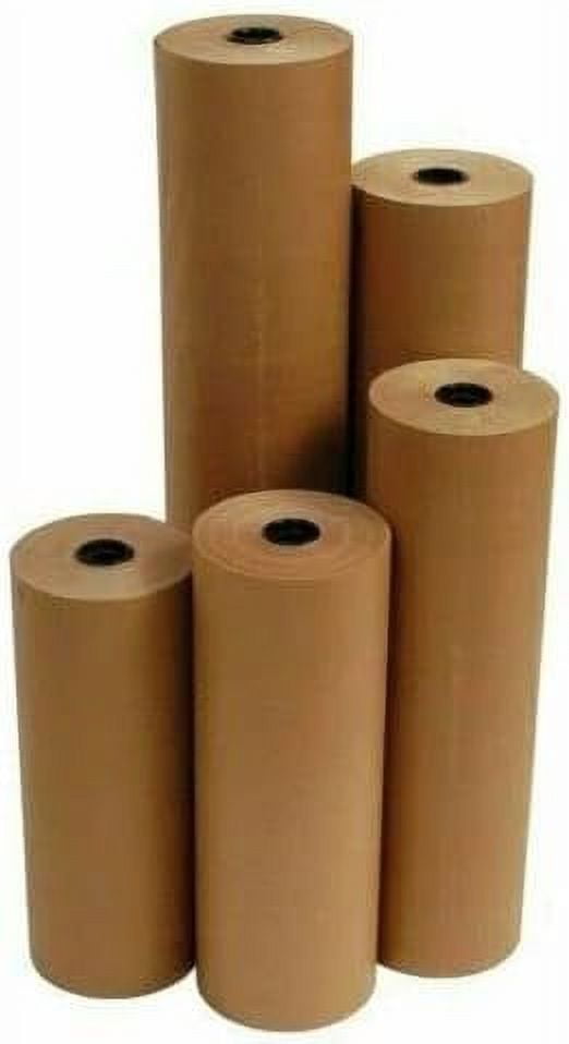 24" 30# 1200' Brown Kraft Paper Roll Shipping Wrapping Cushioning Void ...