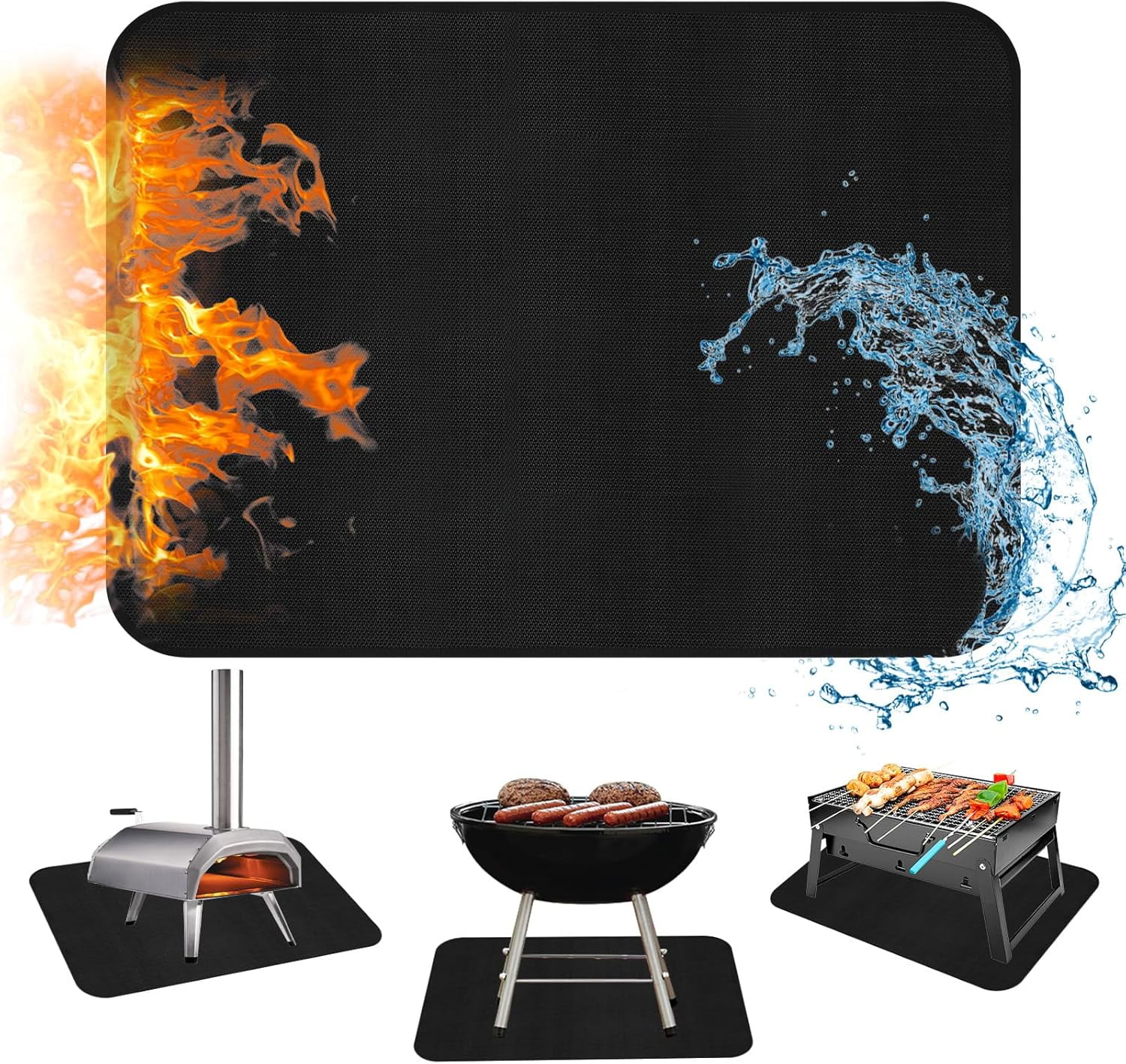 24×31 inches Heat Resistant Grill Mats for Countertop & Table ...