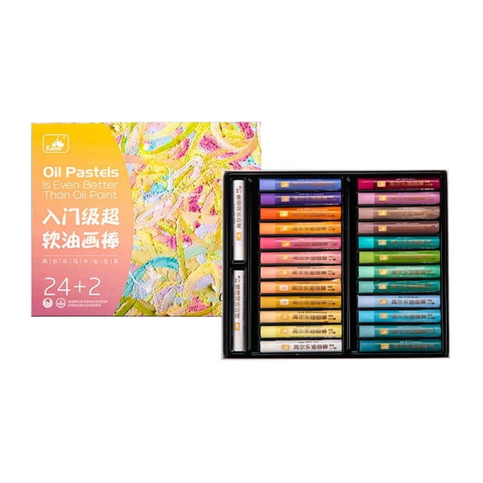 24/36/48 Color Arts Soft Oil Pastels Set, Assorted-Colors Painting Oil ...