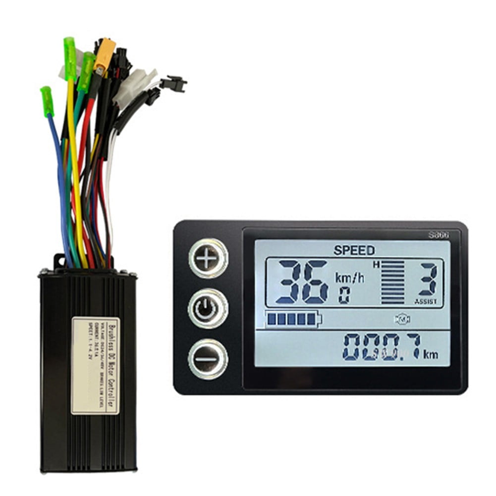24/3648V 26A 750W Sine Wave Controller+S866 Display For E-Bike Electric ...