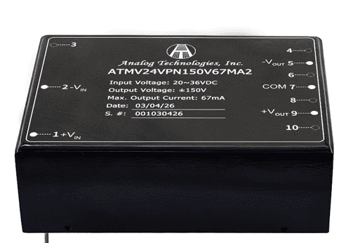 24-36V to 150V Isolated DC-DC Power Module, 67mA, 10W ...