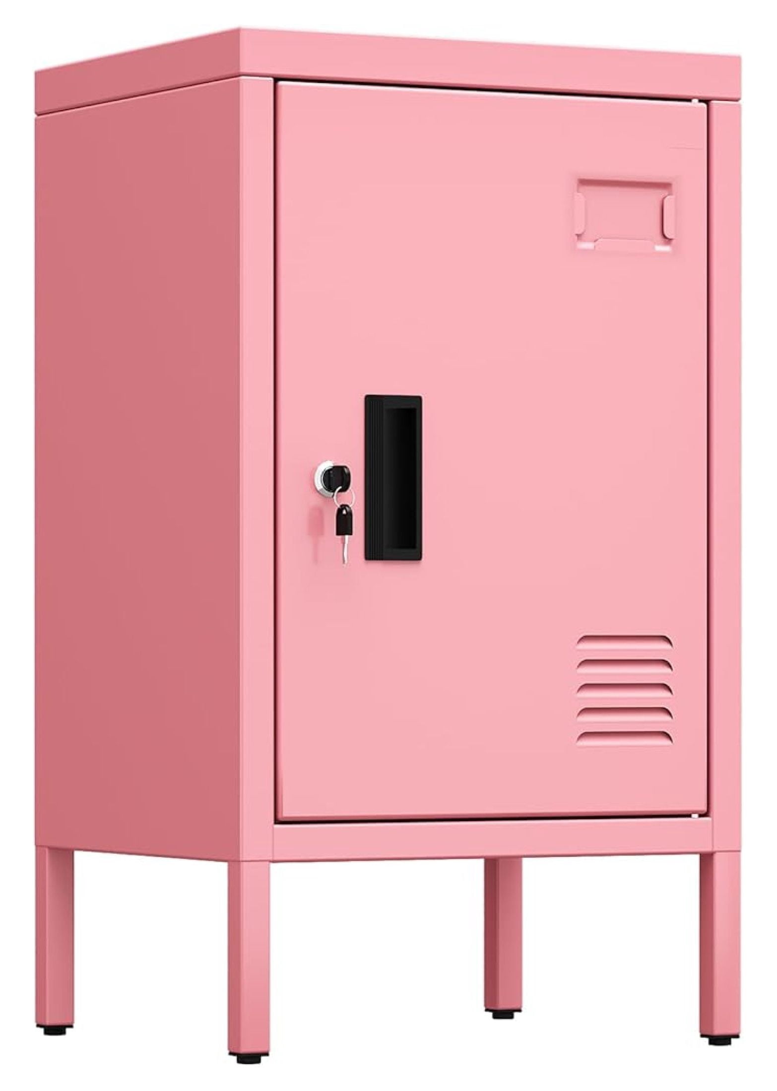 24.4" H Metal Locker Storage Cabinet with 1 Doors, Lockable Storage ...