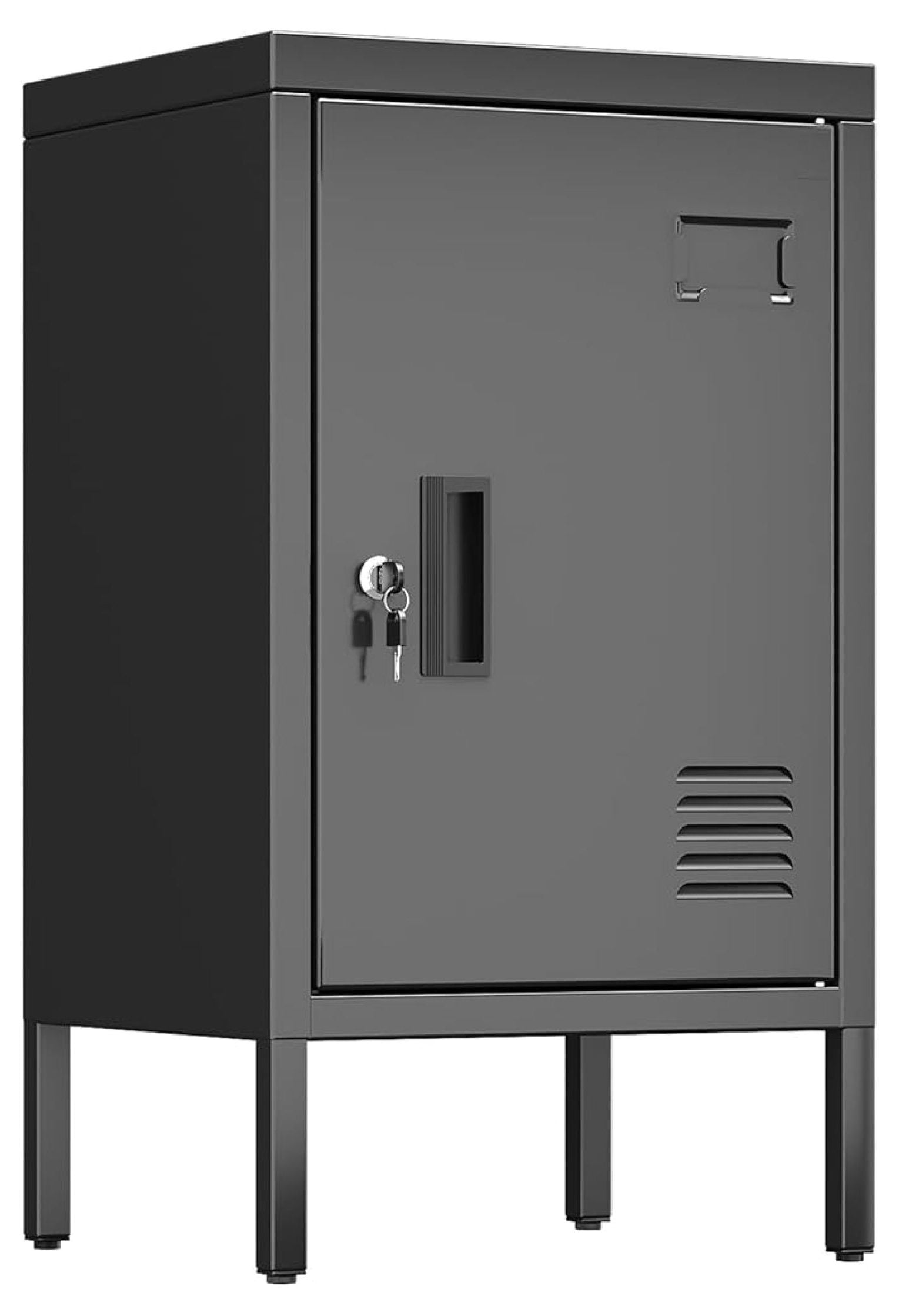 24.4" H Metal Locker Storage Cabinet with Lock,1 Doors Storage Cabinet ...