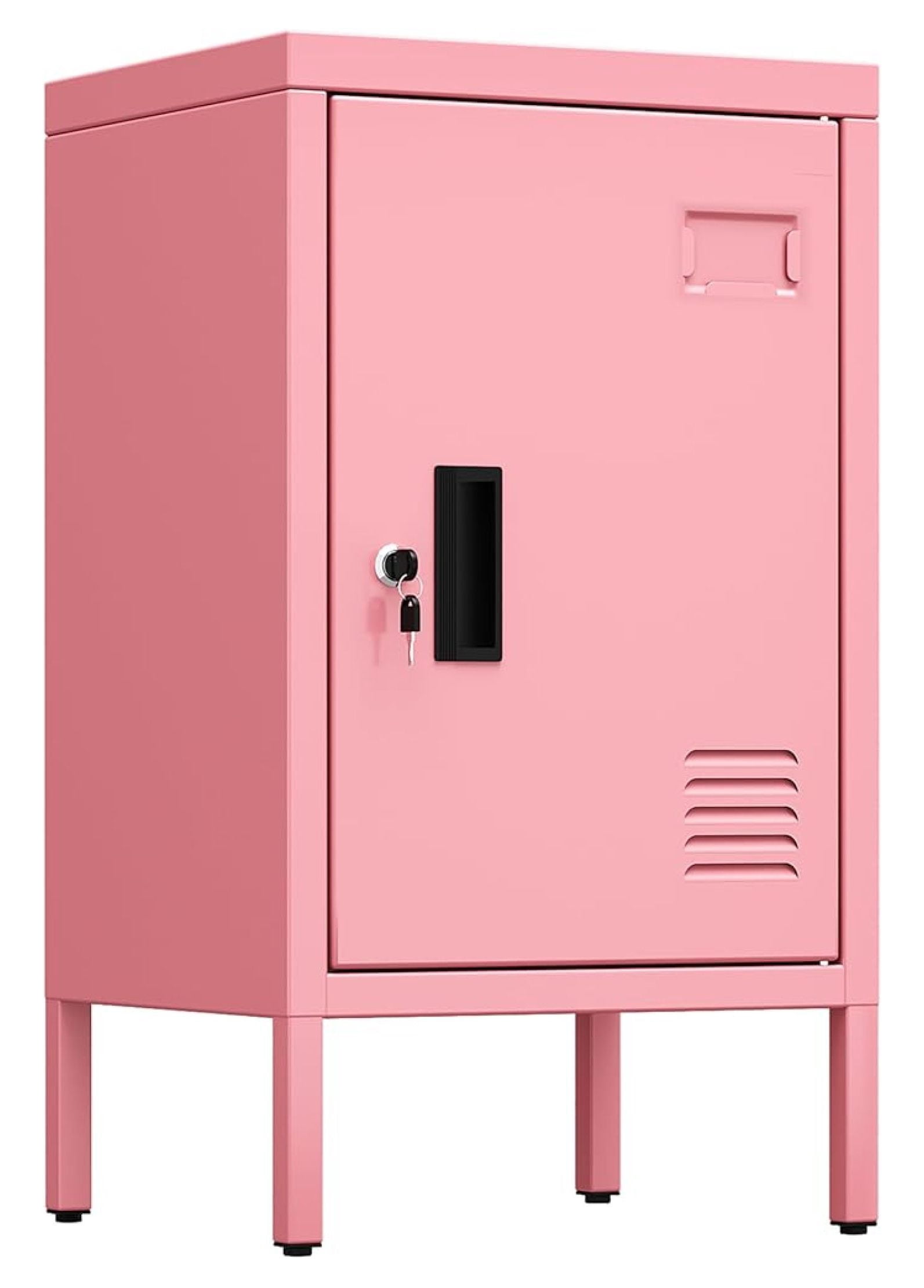24.4" H Metal Lockers,Small Locking Cabinet with Adjustable Shelve for ...