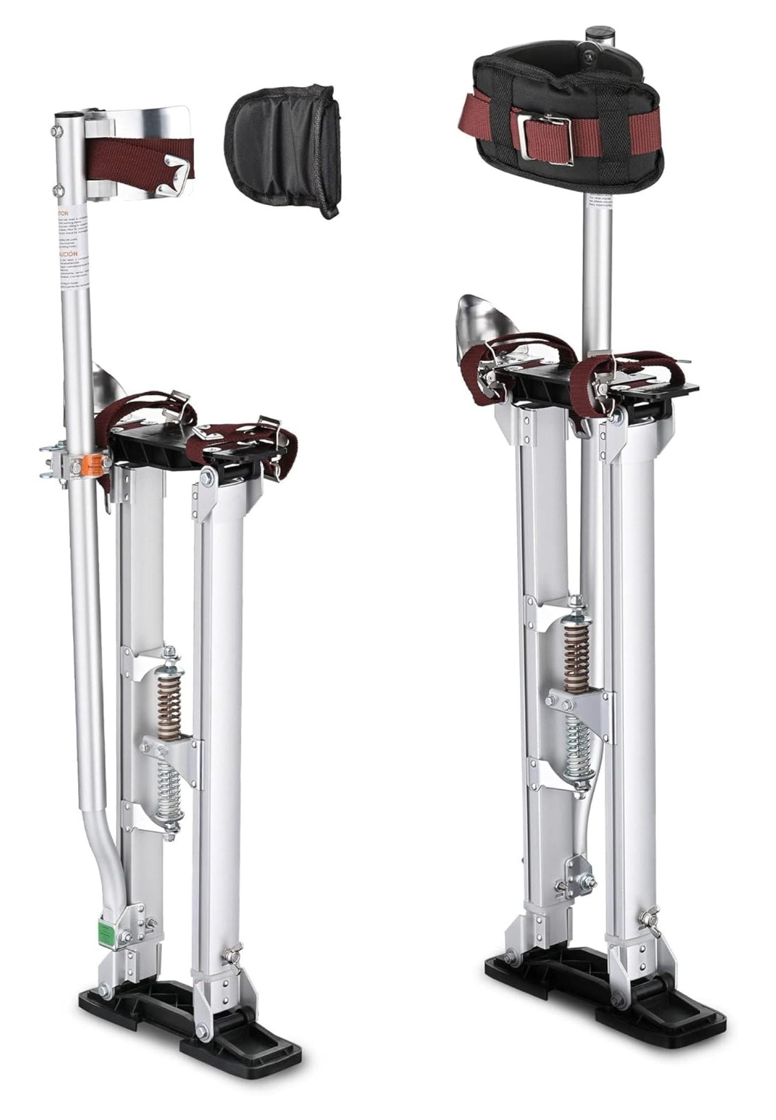 24"-40" Drywall Stilts Adjustable Aluminum Tool Work with Leg Pad ...