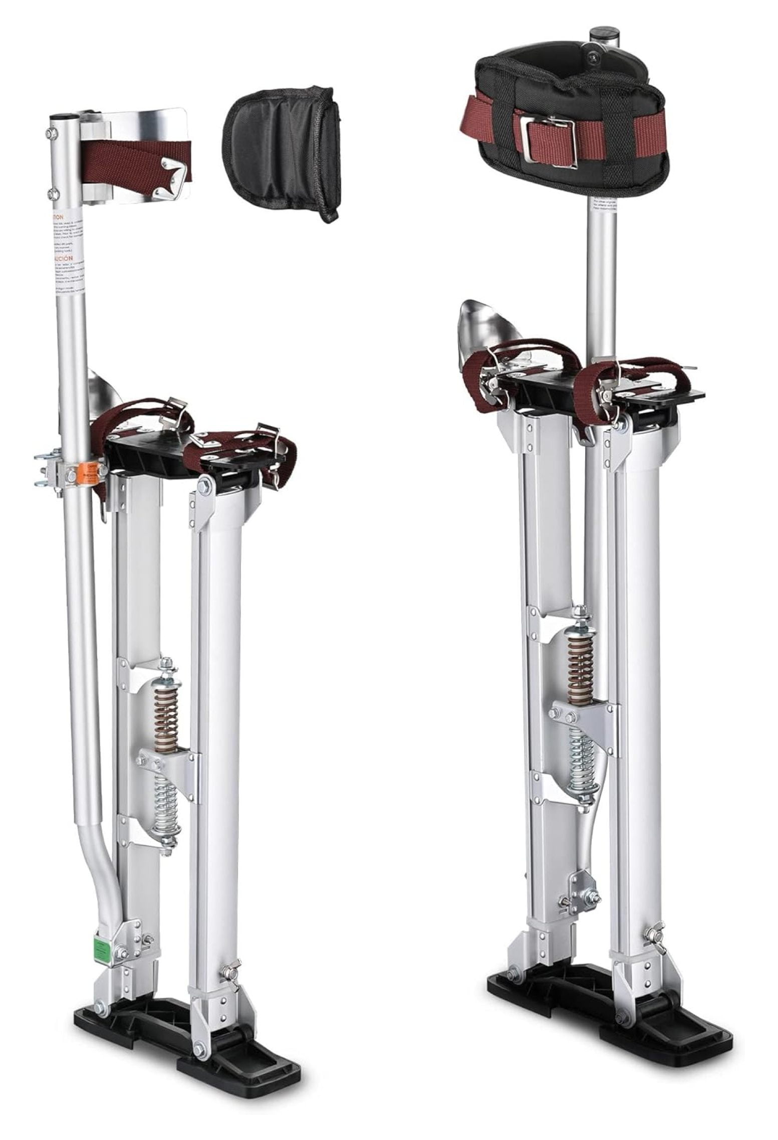 24"-40" Drywall Stilts Adjustable Aluminum Tool Work with Leg Pad ...