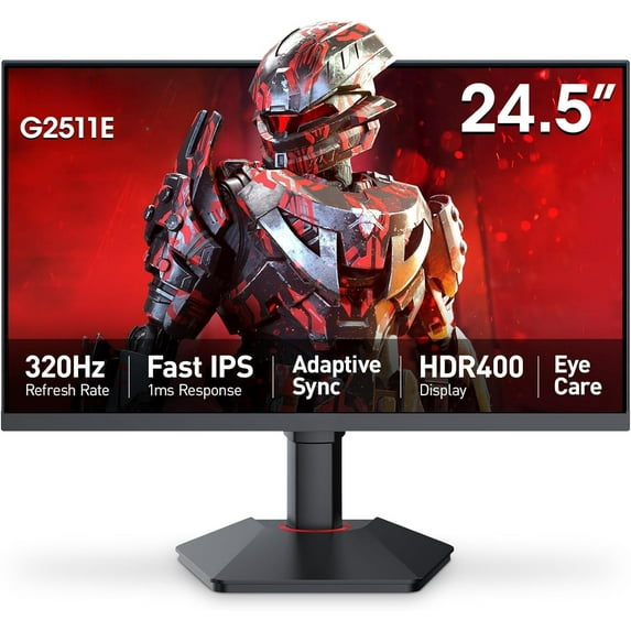 24.5 Inch Gaming , 1ms, 320Hz , HDR400, 95% DCI-P3, IPS Display ...