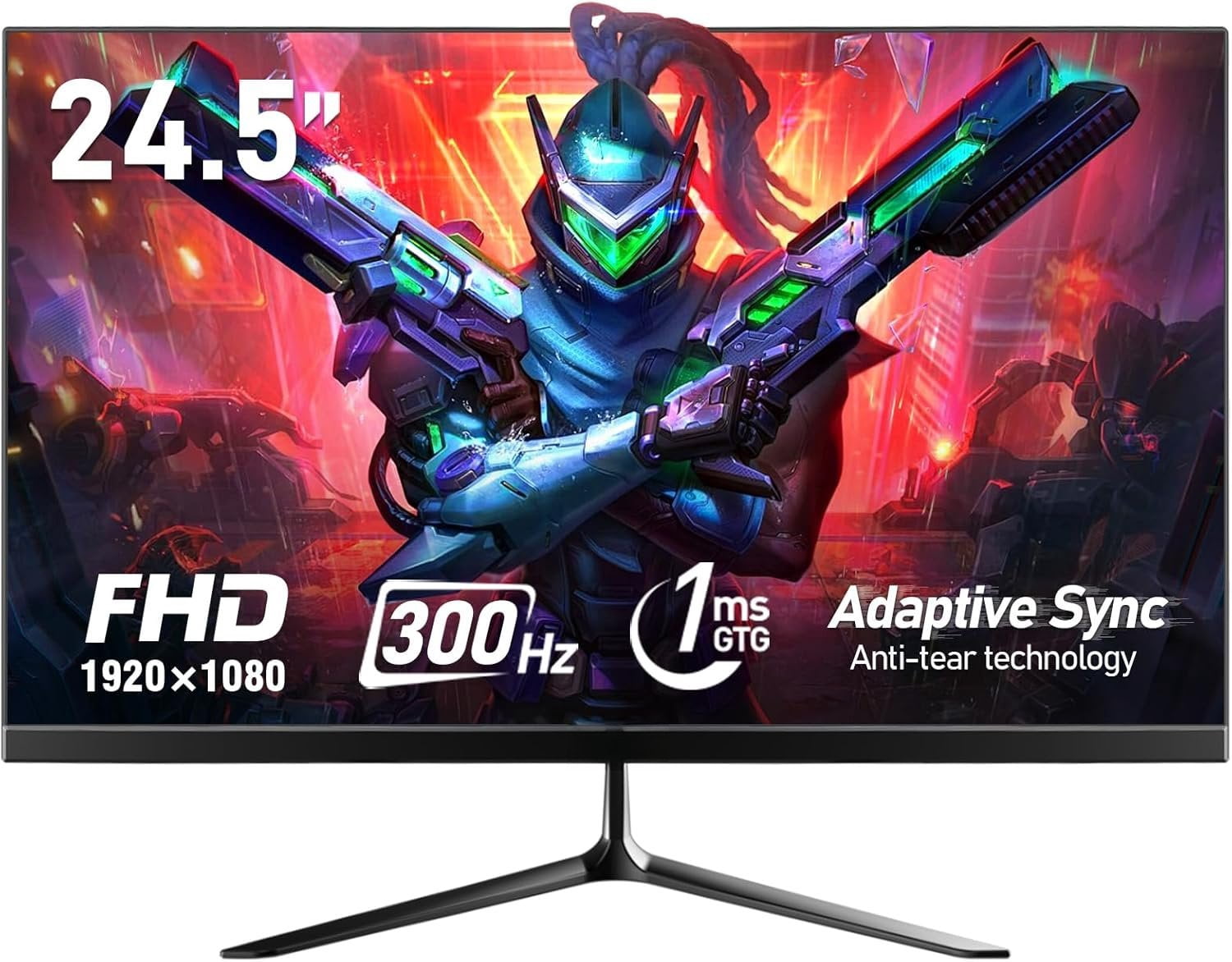 24.5 Inch PC 300Hz Gaming , FHD 1080p Screen,Adaptive Sync,1ms Without ...