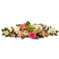 24.5" Rose and Hydrangea Swag - Walmart.com