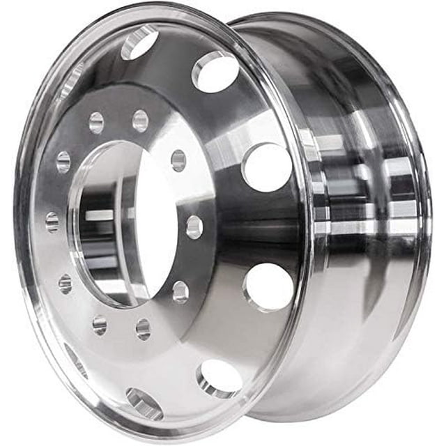 24.5 x 8.25 Alcoa Style Forged Aluminum Wheel Hub Piloted 10 HAND HOLES ...